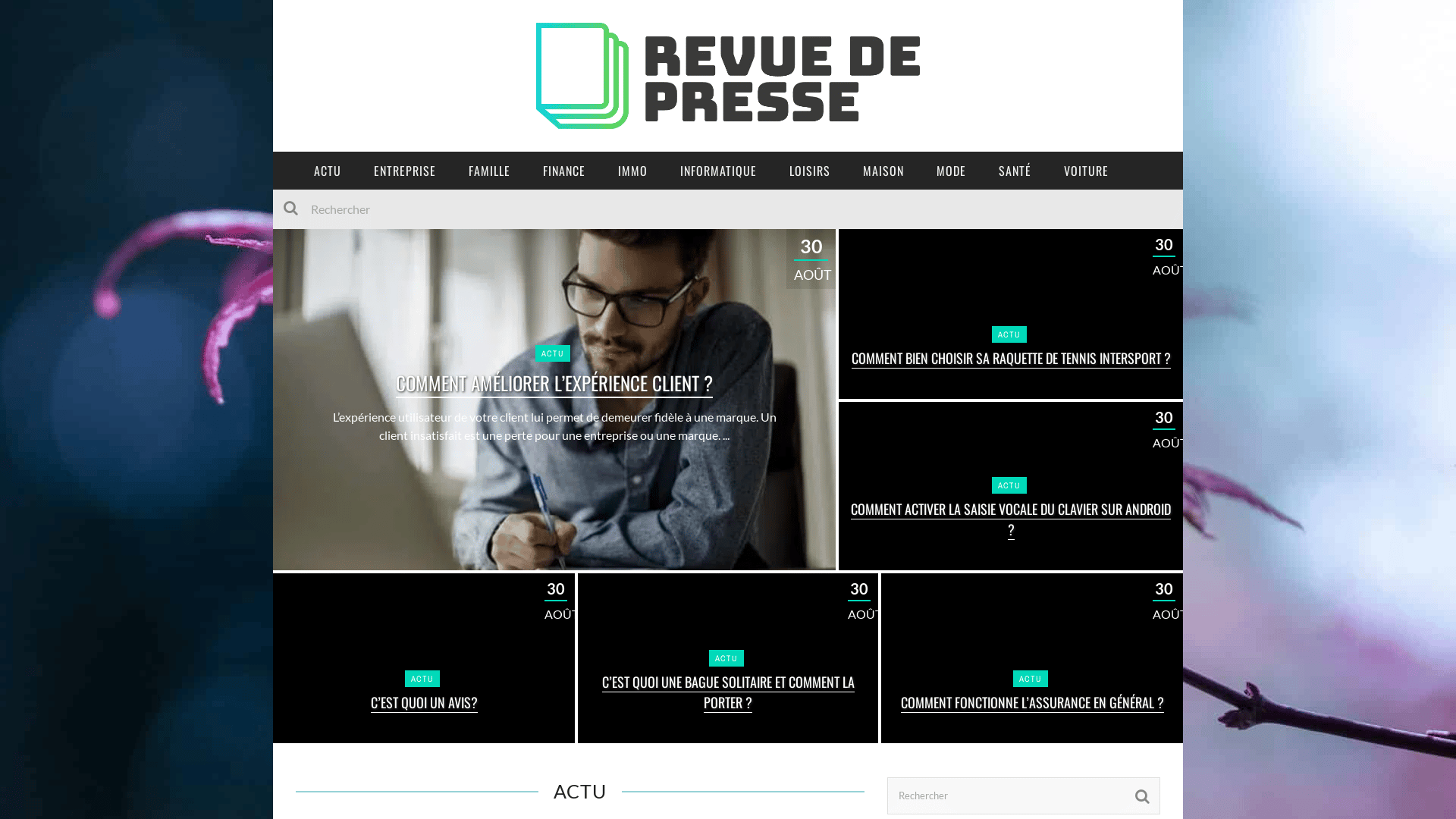 revuedepresse.biz - Meca Web Net